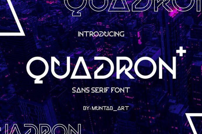 Quadron Font Download - FontsPad.com