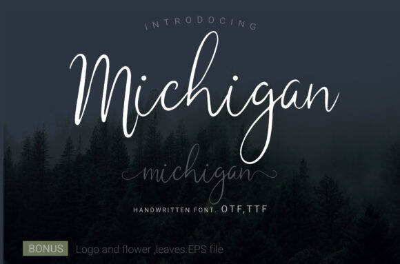 Michigan Font Download - FontsPad.com