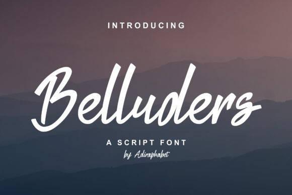 Belluders Font Download - FontsPad.com