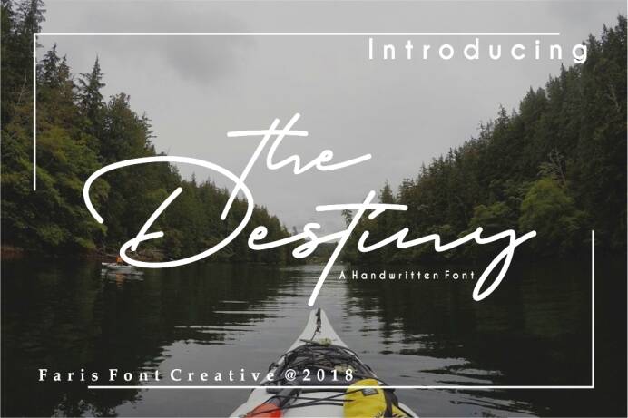 Destiny Script Font Download - FontsPad.com