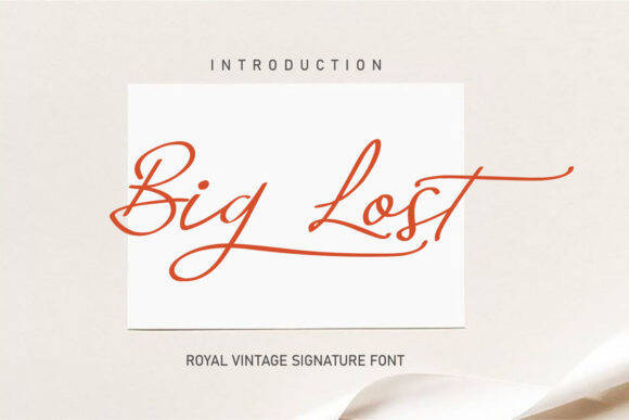 Big Lost Font Download - FontsPad.com