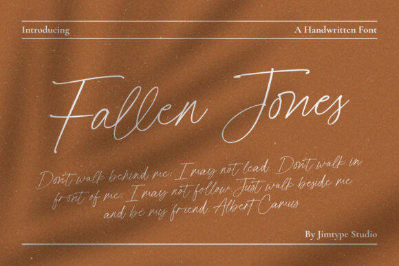 Fallen Jones Font Download - FontsPad.com