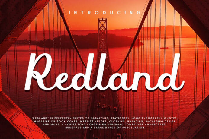 Redland Font Download - FontsPad.com