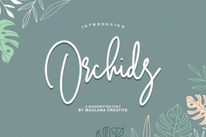 Orchids Font Download - FontsPad.com