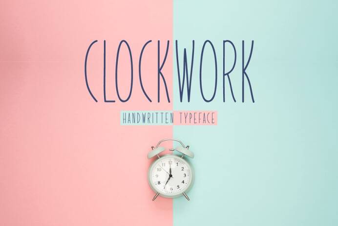 Clockwork Typeface Font Download - FontsPad.com