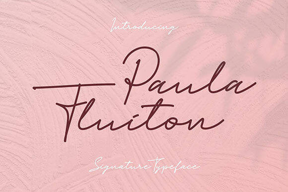 Paula Fluiton Font Download - FontsPad.com