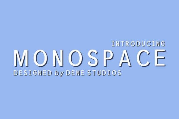 Monospace Font Download - FontsPad.com