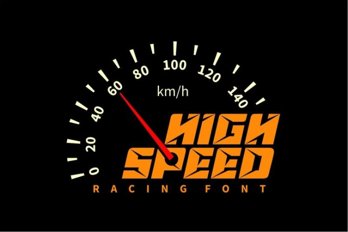 HIGH SPEED Font Download - FontsPad.com