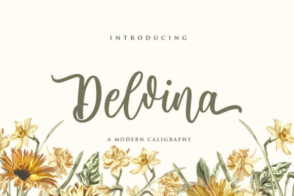 Delvina Font Download - FontsPad.com