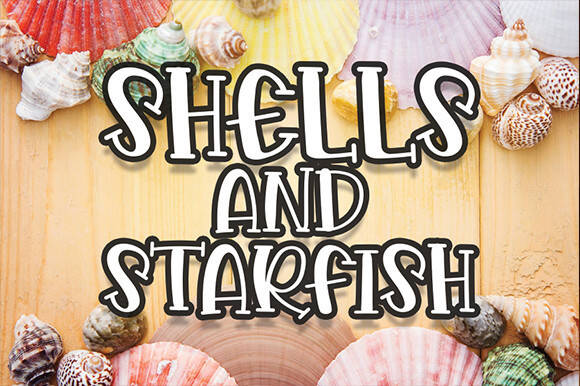 Shells And Starfish Font Download - FontsPad.com