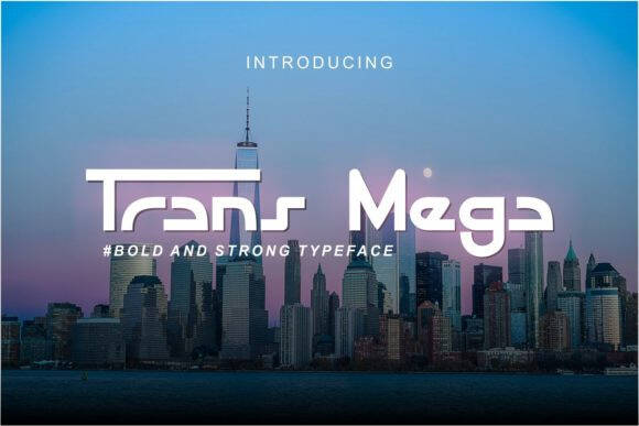 Trans Mega Font Download - FontsPad.com