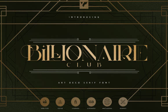 Billionaire Club Font Download - FontsPad.com
