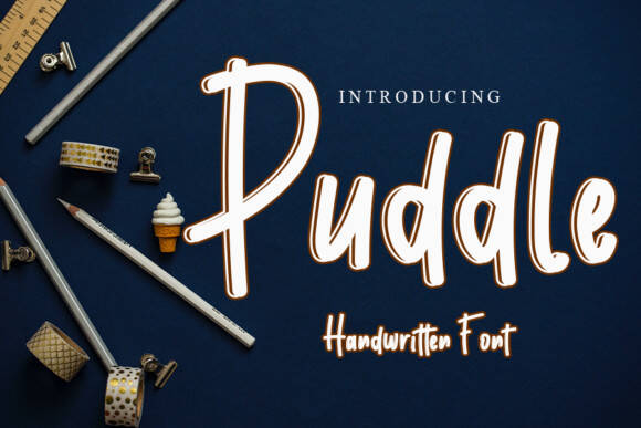 Puddle Font Download - FontsPad.com