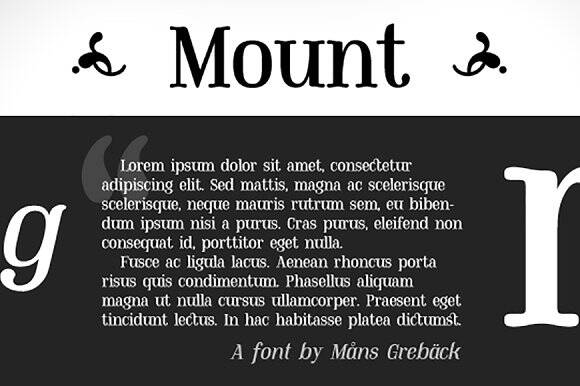 Mount Font Download - FontsPad.com