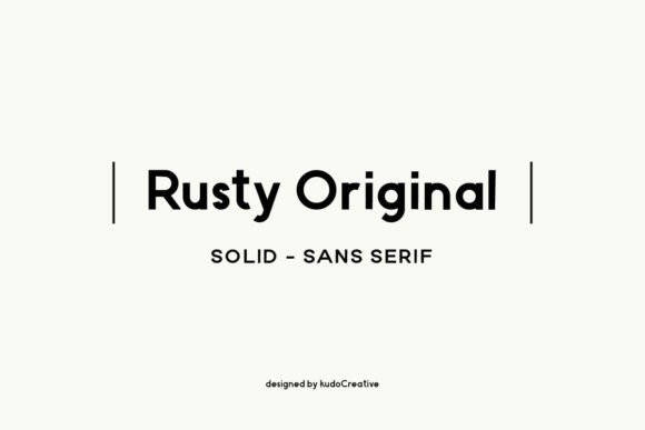 Rusty Original Font Download - FontsPad.com