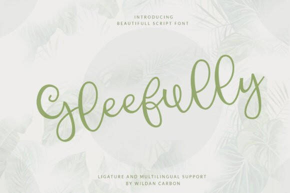 Gleefully Font Download - FontsPad.com