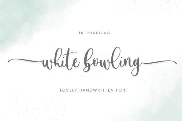 White Bowling Font Download - FontsPad.com