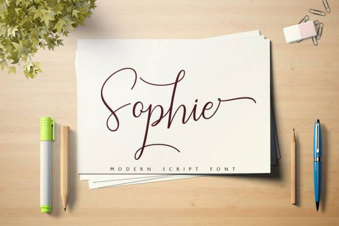 Sophie Script Font Download - FontsPad.com
