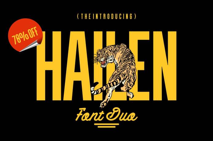 Hailen | Font Duo Font Download - FontsPad.com