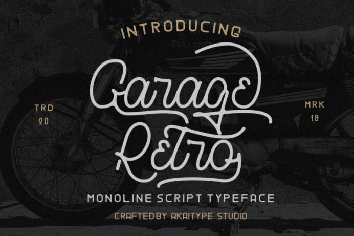 Garage Retro Script Font Download - FontsPad.com