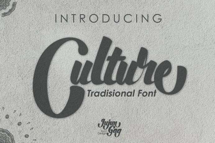 Culture Font Download - FontsPad.com