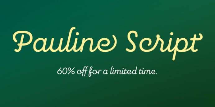 Pauline Script Font Download - FontsPad.com