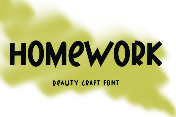 Homework Font Download - FontsPad.com