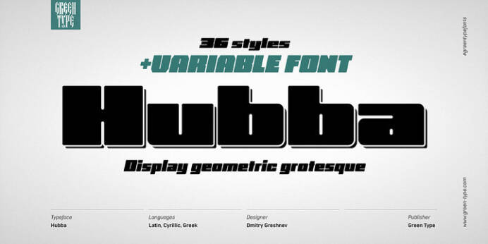 Hubba Fonts Font Download - FontsPad.com