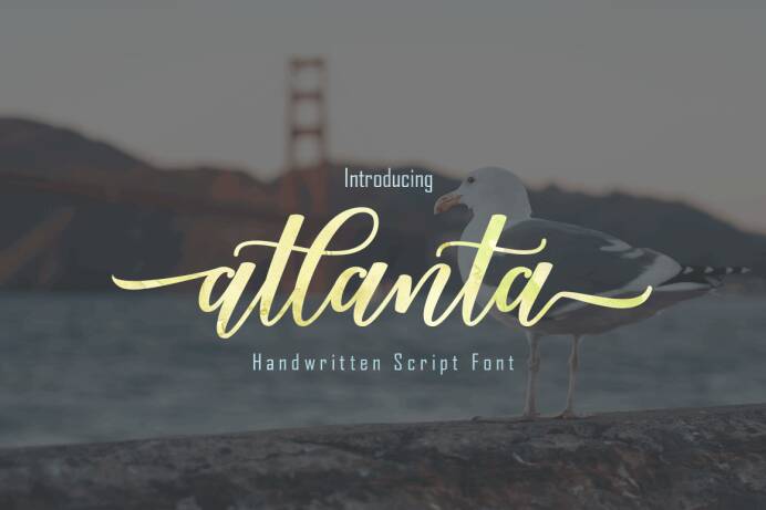 Atlanta Scirpt Font Download - FontsPad.com