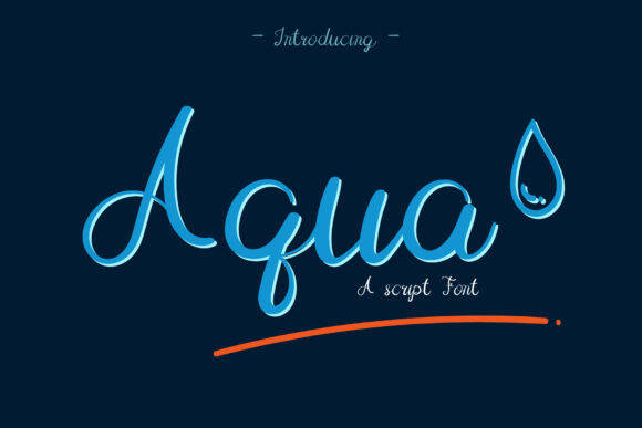 Aqua Font Download - FontsPad.com