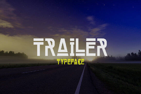 Trailer Font Download - FontsPad.com