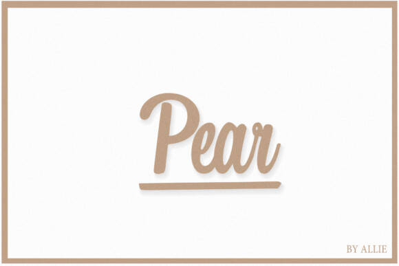 Pear Font Download - FontsPad.com