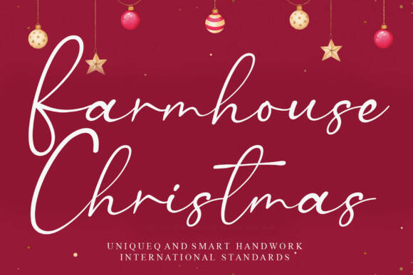 Farmhouse Christmas Font Download - FontsPad.com
