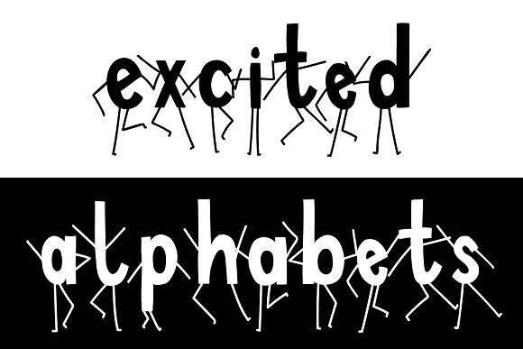 Excited Alphabets Font Download - FontsPad.com