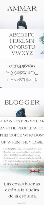 Ammar A Modern Serif Font Download - FontsPad.com