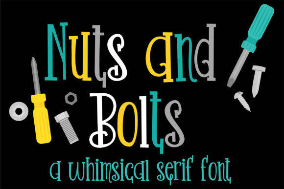 Nuts And Bolts Font Download - FontsPad.com